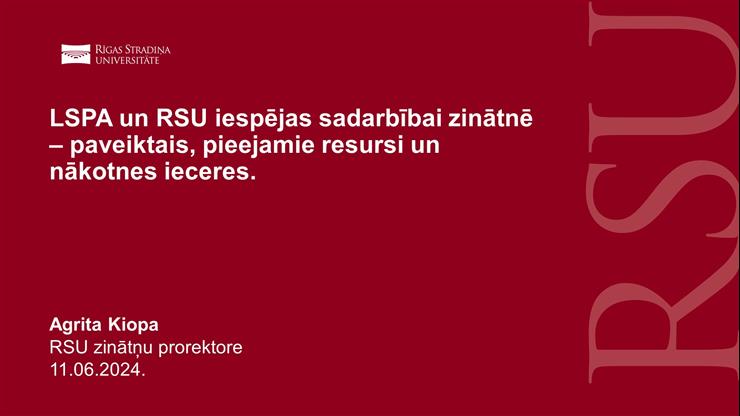 RSU un LSPA konsolidācijas lielā kopsapulce